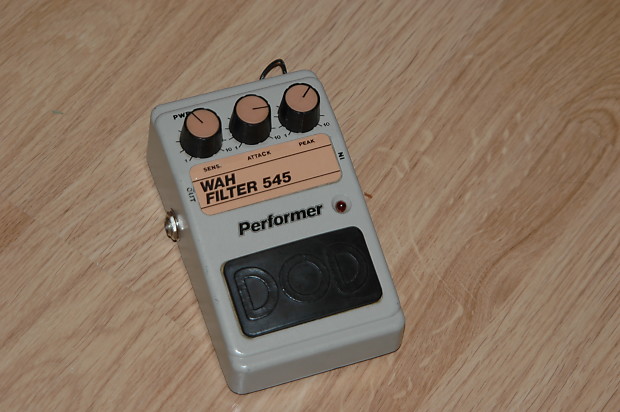 DOD Performer 545 Wah Filter Auto Wah Gray | Reverb