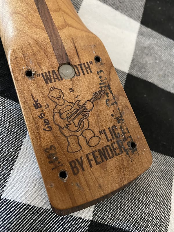 Warmoth Stratocaster roasted maple rosewood neck | Reverb