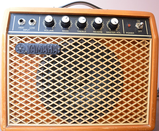 Yamaha Vintage Amp with Spring Reverb & Wood Cab | Reverb