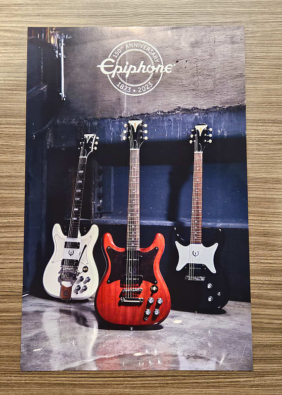Epiphone 150th Anniversary Poster | 17in x 11in | Reverb