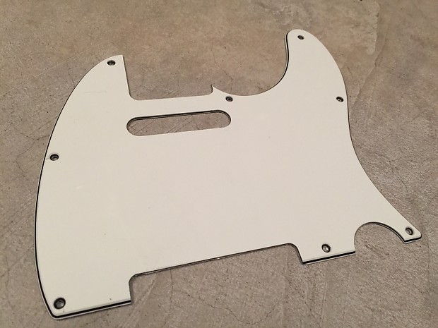 Fender Pickguard Telecaster Parchment | Reverb