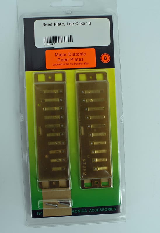 Lee Oskar 1910RP-B Harmonica Reed Plates - Key of B 2020's - | Reverb