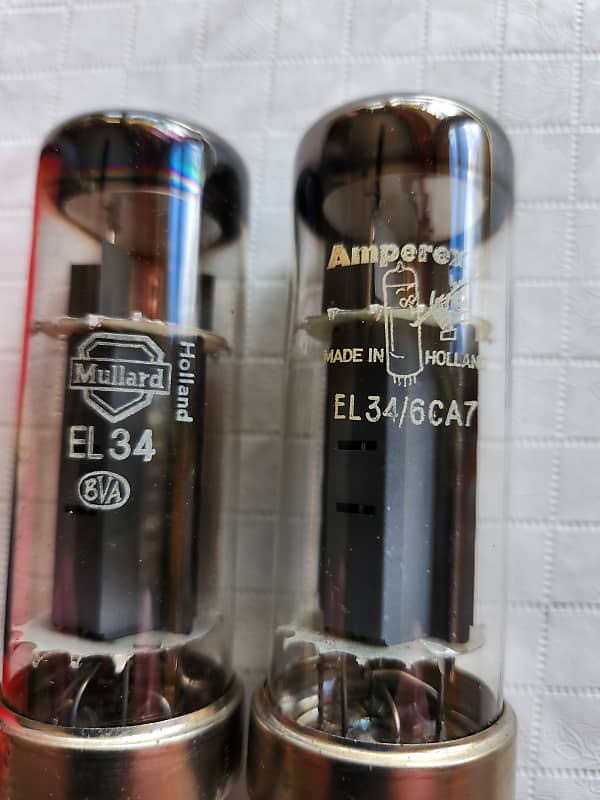 Amperex EL34 Holland made - Steel Base Holland made | Reverb