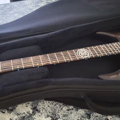 Kiesel AJ6E Andy James Crescent Signature 2021 Burled Maple | Reverb