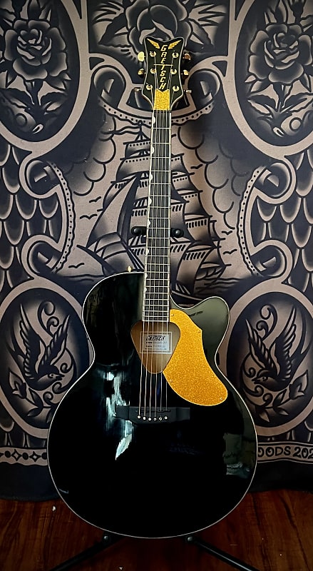 Custom Gretsch Rancher Falcon Jumbo Cutaway Acoustic/Electric | Reverb