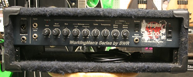 SWR 2004 Workingman 200 Watt Bass Amp Head | Reverb
