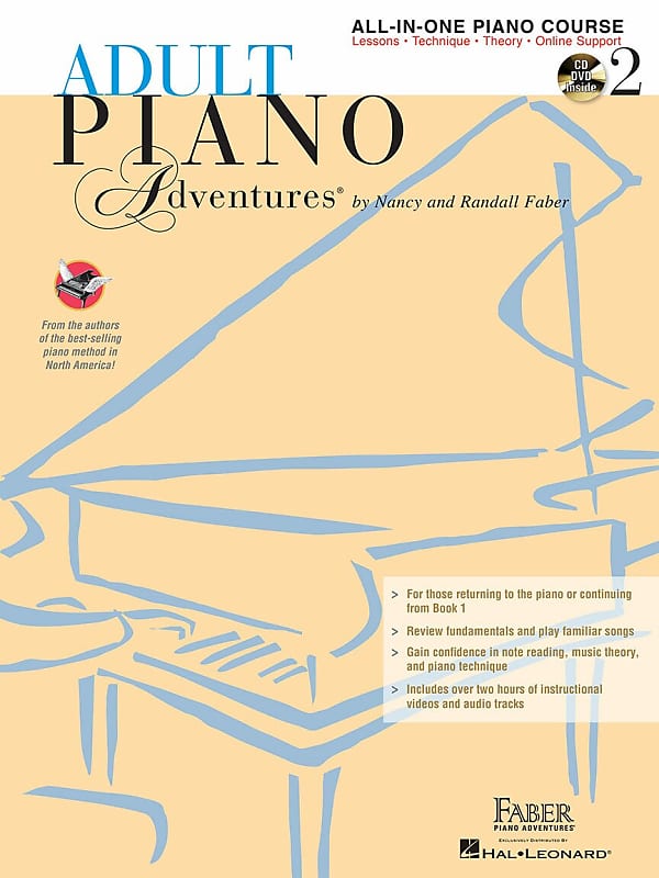 Adult Piano Adventures - All-In-One Piano Course 2 - with | Reverb