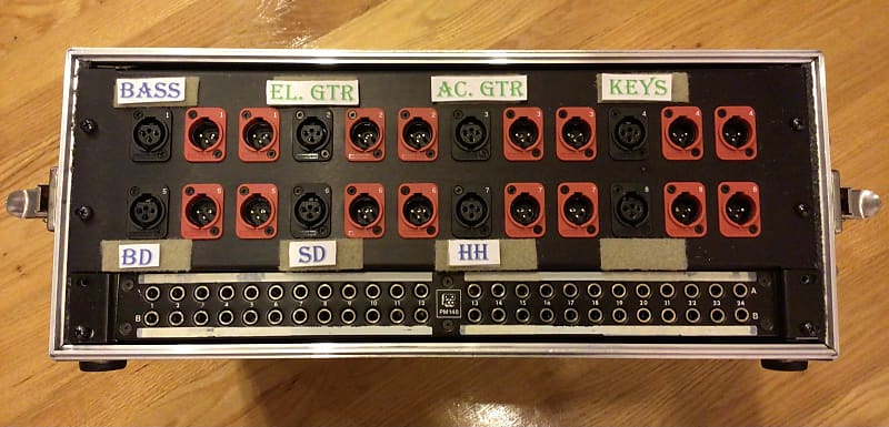 Professional custom made 8 channel XLR splitter | Reverb