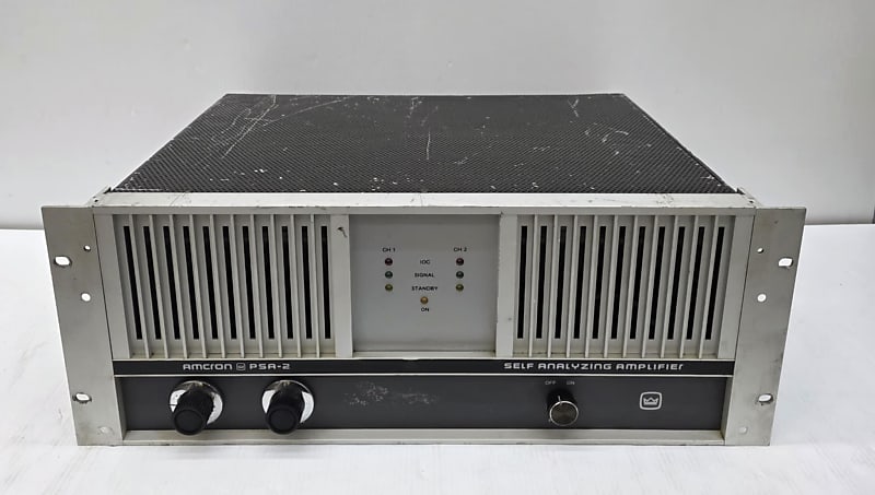 Crown Amcron PSA-2 Self Analyzing Power Amplifier 1979 | Reverb