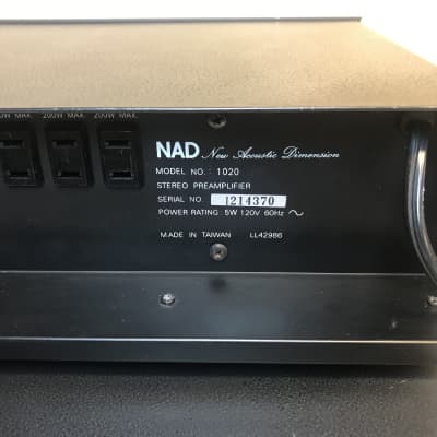 NAD 1020 Series 20 Preamp / 2140 Amp - Vintage NAD Sound | Reverb