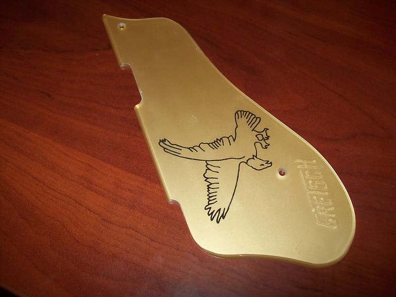 Genuine Gretsch Pickguard For White Falcon - GOLD, | Reverb