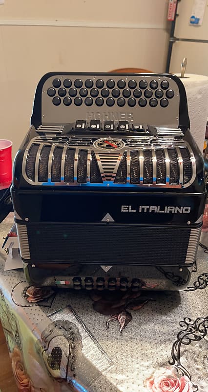 Hohner El Italiano 5 switch FBE Tono De Fa black | Reverb