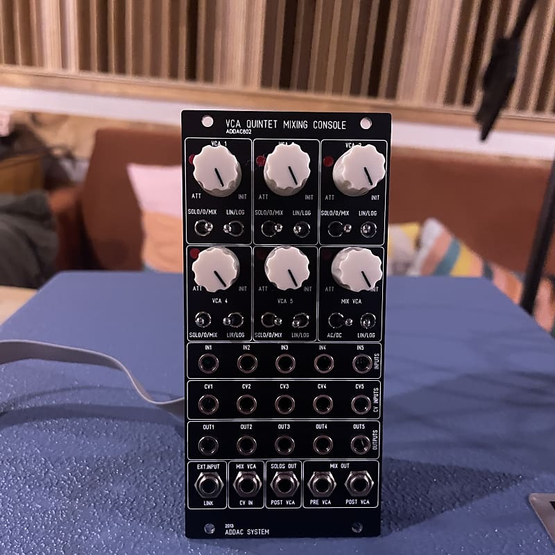 ADDAC 802 VCA Quintet Mixing Console black | Reverb