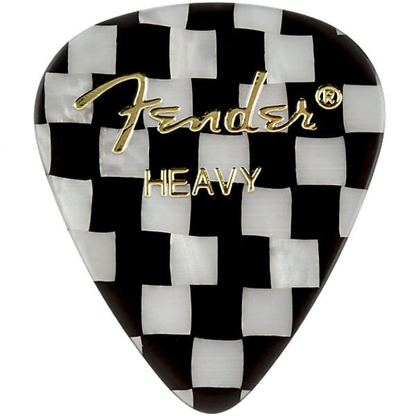Fender Graphic Picks - Heavy 351 Shape Checker 12 Pack | Reverb Canada