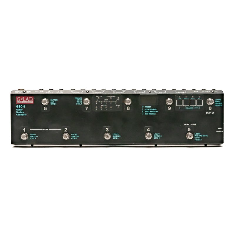 G-Lab - GSC-3 - Guitar System Controller Pedal, w/ PSU - | Reverb