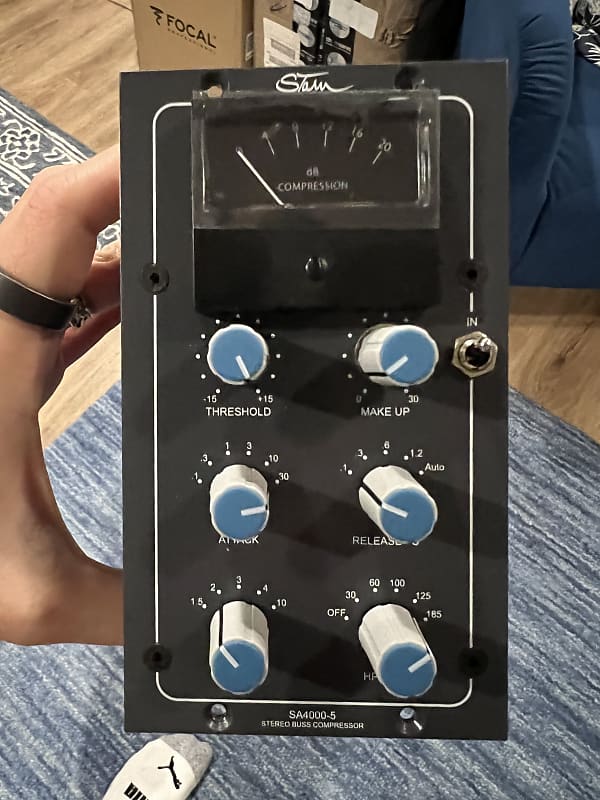 Stam Audio SA 40000 500 Series Stereo SSL Buss Compressor w | Reverb