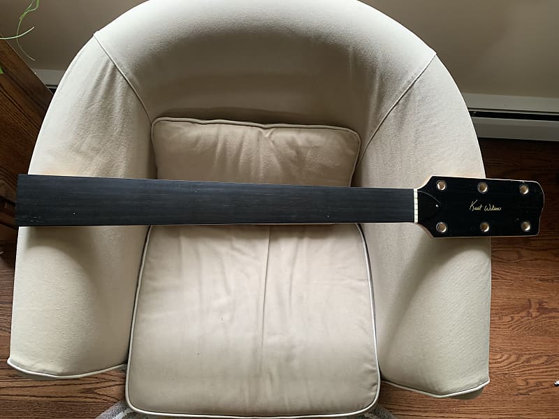 Kurt Wilson fretless 6 string bass neck | Reverb