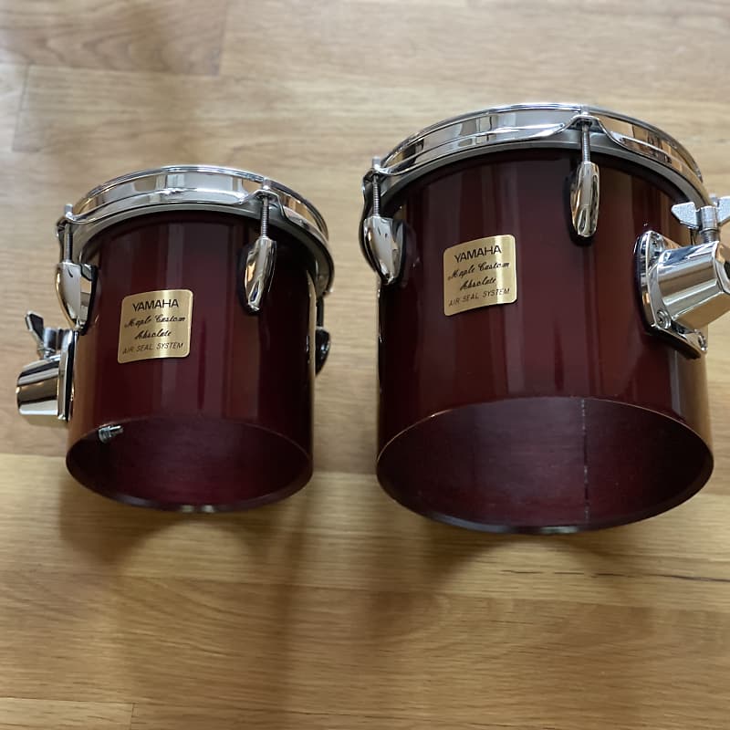 Yamaha Maple Custom 8X7 6X6 Concert toms recording custom | Reverb
