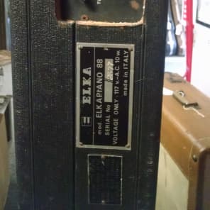 Vintage 1960's Elka Piano 88 61 Key Electric Keyboard | Reverb