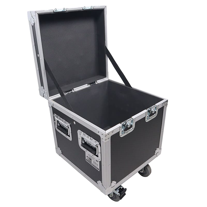 Utility Trunk ATA Road Case w/ Casters - for Cables DJ & More | Reverb