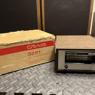 Craig 3221 8 Track Player Professionally Serviced with box | Reverb
