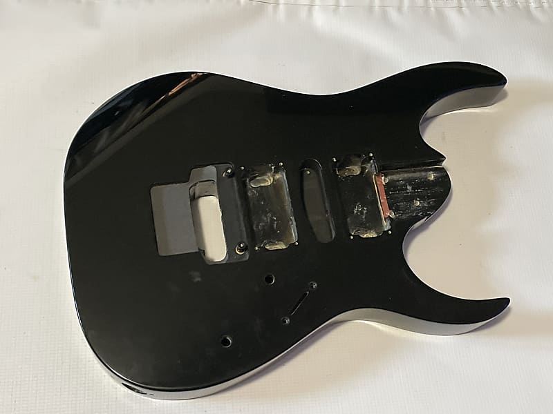 1999 Korean Ibanez RG270DX AANJ Black Guitar Body Floyd Ready | Reverb