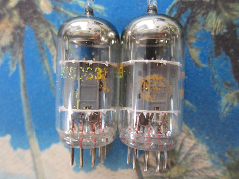 Pr RFT(Amperex) 12ax7 Vintage Tubes,Ex | Reverb