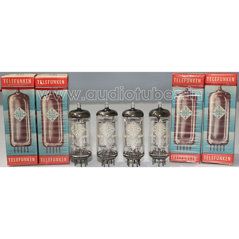 DL94 3V4 Telefunken Diamond Bottom Made in Germany 4 Pcs | Reverb