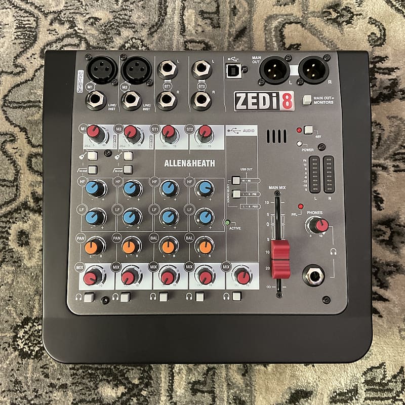 Allen & Heath ZEDi-8 8 Channel Live + Recording Mixer | Reverb