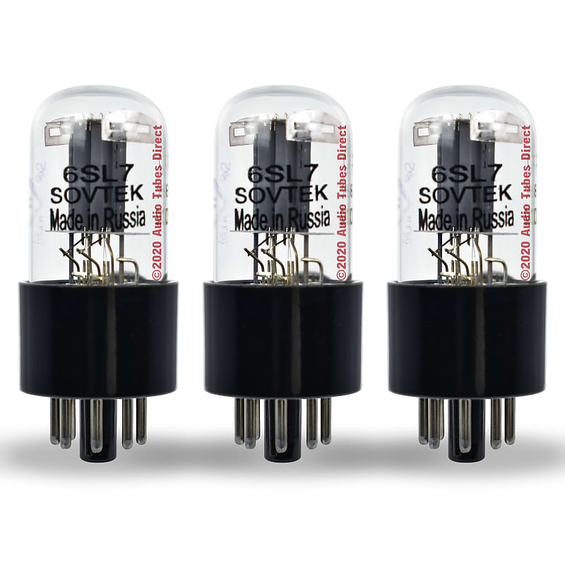 3 New Old Stock Sovtek 6SL7GT Preamp Tubes | Reverb