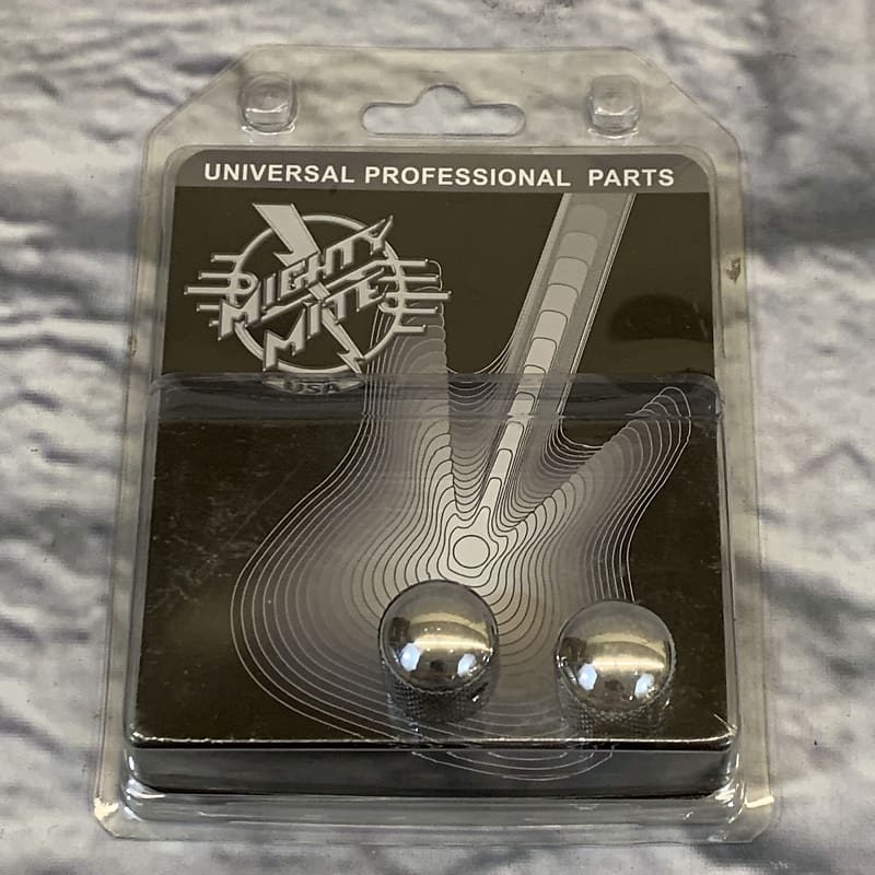 Mighty Mite Metal Dome Knobs Set Screw | Reverb