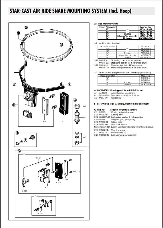 Tama MCM14L-10F STAR CAST AIR RIDE STARCLASICC CROMO | Reverb France