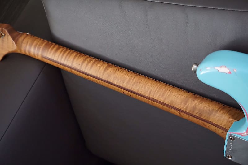 Warmoth Roasted Flame Maple Neck 2018 | Reverb