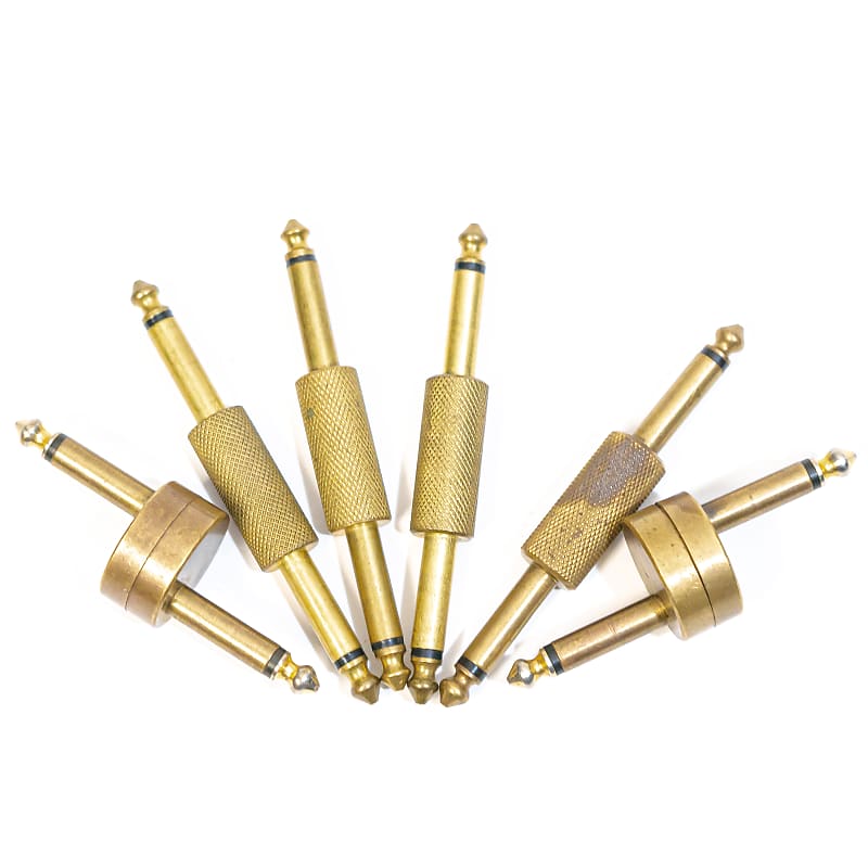 1/4 Pedal To Pedal Coupler - Set of 6 - Gold | Reverb