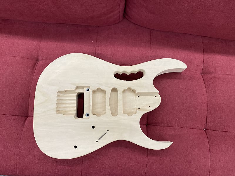 Unfinished JEM Guitar Body - Natural | Reverb