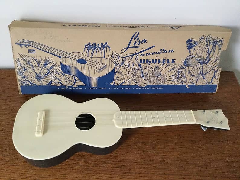 Lisa Hawaiian Ukulele with Original Box-1950’s Styron Plastic | Reverb