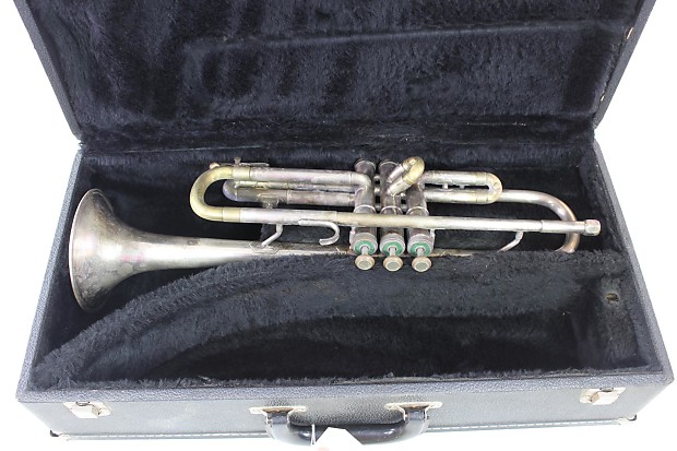 Olds Ambassador Student Model Trumpet in Silver Plate SN | Reverb