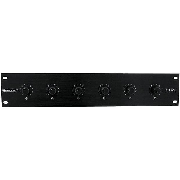 OMNITRONIC PA 45W STEREO Volume controller a 6 zone | Reverb
