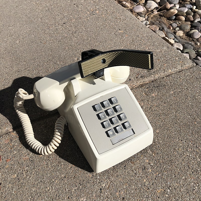 Vintage U.S. "White" LoFi telephone microphone. Mic is in | Reverb