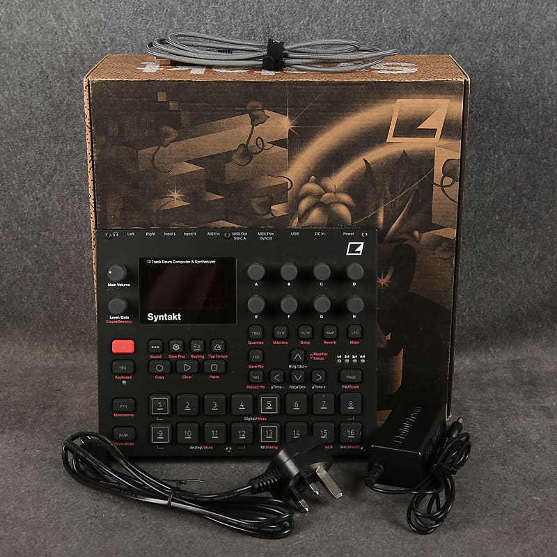 Elektron Syntakt 12 Track Drum Computer & Synthesizer - Box & | Reverb