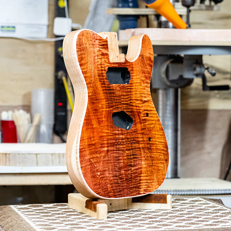 Flamed Maple Tele Body / Maple & Ash Tele | Reverb