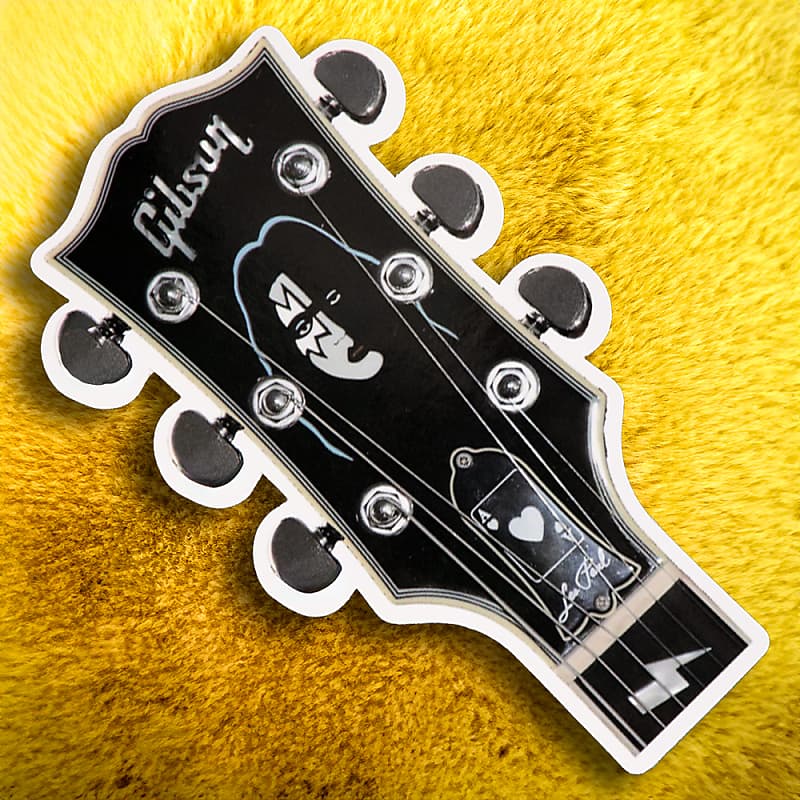 GIBSON KISS ACE FREHLEY LES PAUL STICKER INSANELY RARE | Reverb