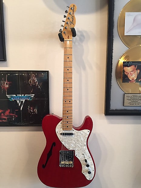 Fender Thinline Telecaster 2006 Red 60 Year Anniversary Model | Reverb