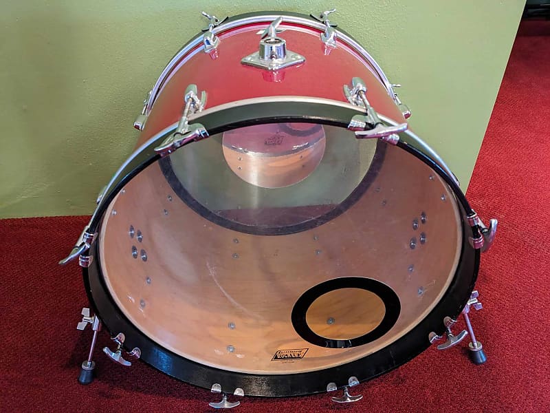 Ludwig Rocker 22" x 16" bass drum 4-ply maple | Reverb