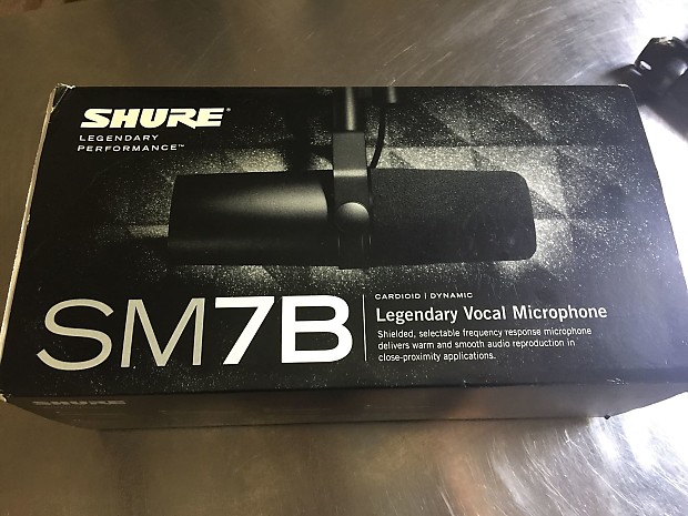 Shure SM7B 2016 w/ box and all paperwork | Reverb