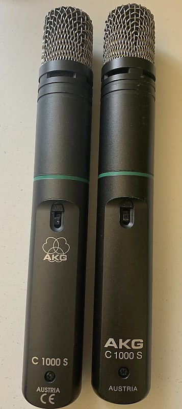 AKG C1000S Black (pair) | Reverb
