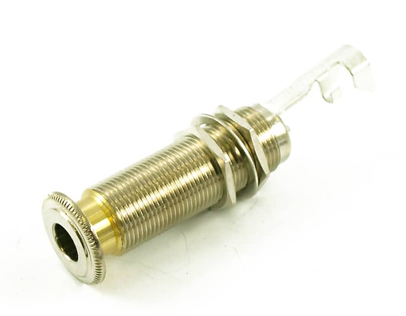 Genuine Switchcraft End Pin Jack Stereo fits Acoustic Guitar | Reverb