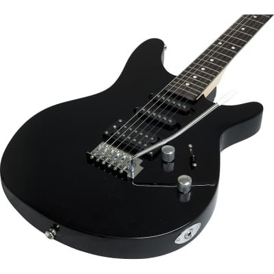 Rogue RR100 Rocketeer Electric Guitar Black | Reverb