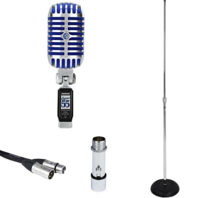 Shure Super 55 Deluxe Supercardioid Dynamic Vocal Microphone | Reverb
