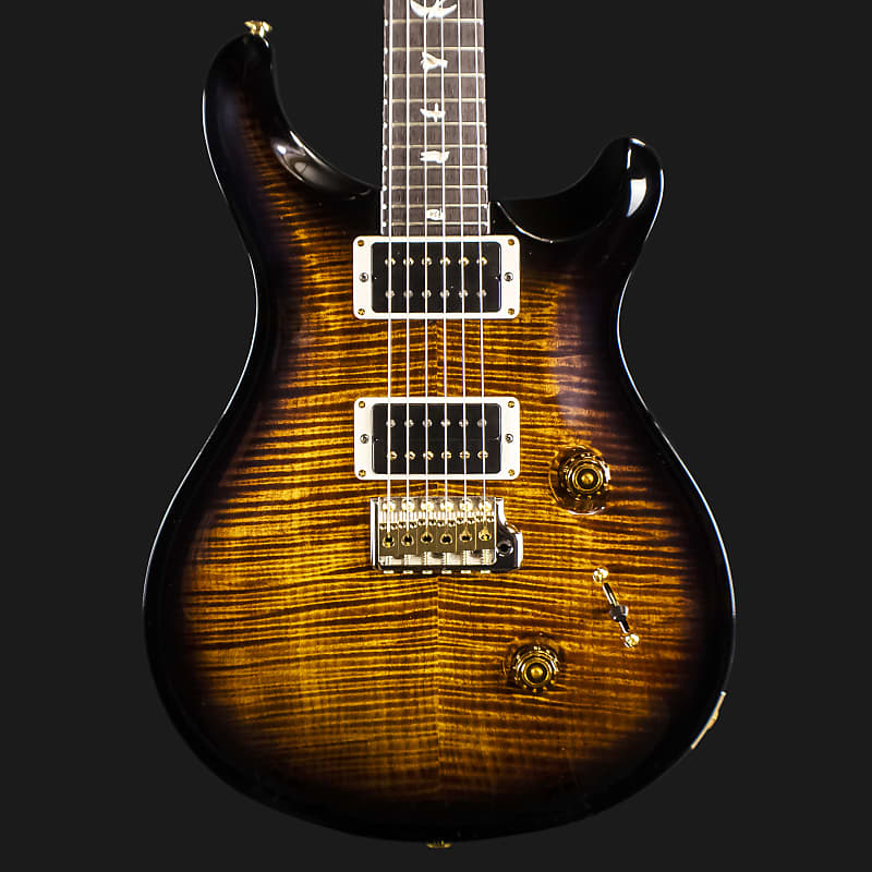 Paul Reed Smith PRS Custom 24 10 Top Orange Tiger Burst | Reverb